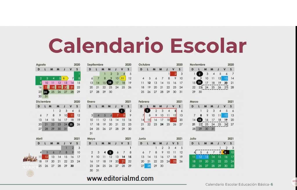 SEP da a conocer el calendario escolar 2020-2021 - Imaginario Social